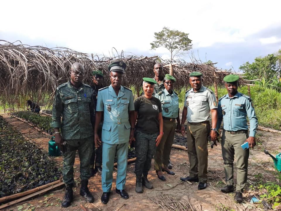 DREF DE L'AGNEBY-TIASSA / Visite des pépinières de la Région ...